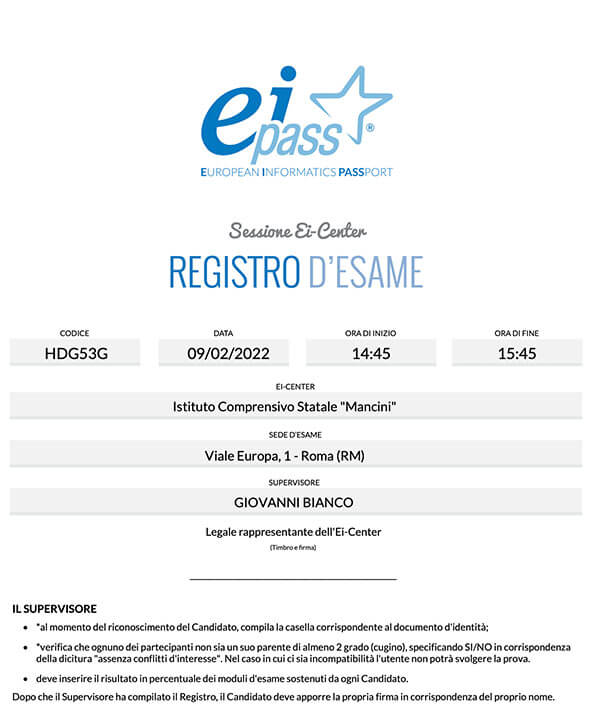 Piattaforma DIDASKO | EIPASS